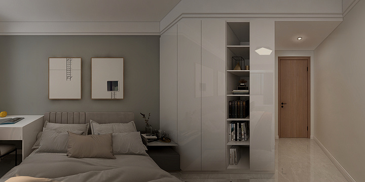 家装76m2荣盛华府.dwg装修效果图-装修设计方案-酷家乐3D云设计