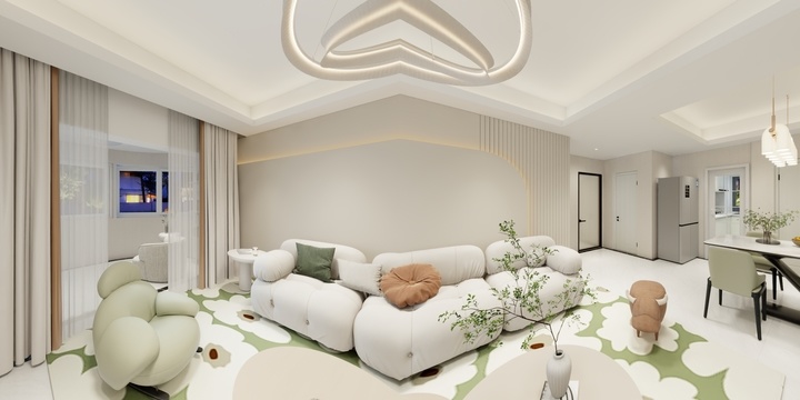 家装86m2学生【家具入门】装修效果图-装修设计方案-酷家乐3D云设计