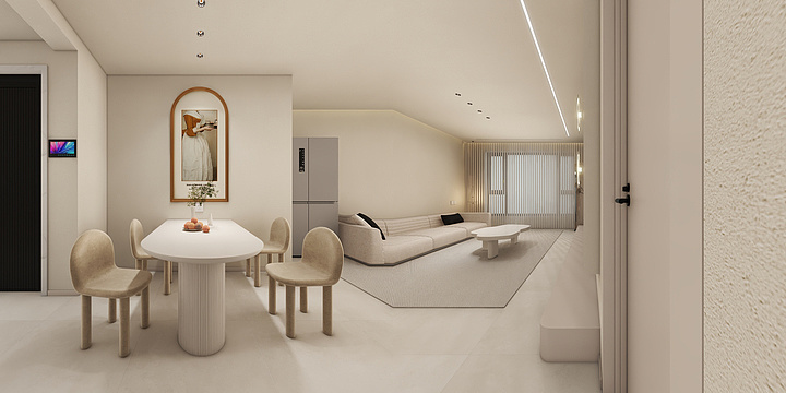 家装86m2【歓嬉】-东山府97效果图-最新装修效果图-装修设计方案-酷家乐3D云设计