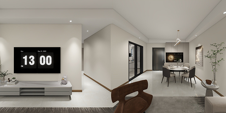 109m2云景17-3-2装修效果图-装修设计方案-酷家乐3D云设计