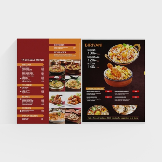 Simple MENU Design